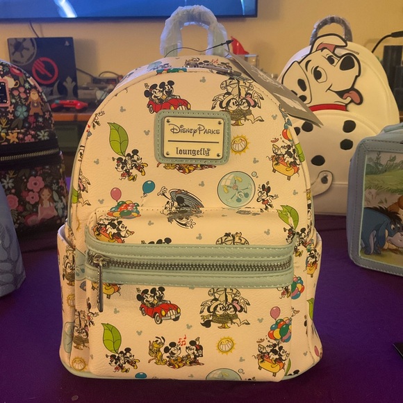 Disney | Bags | Disney Loungefly Mickey And Minnie Mouse Backpack ...